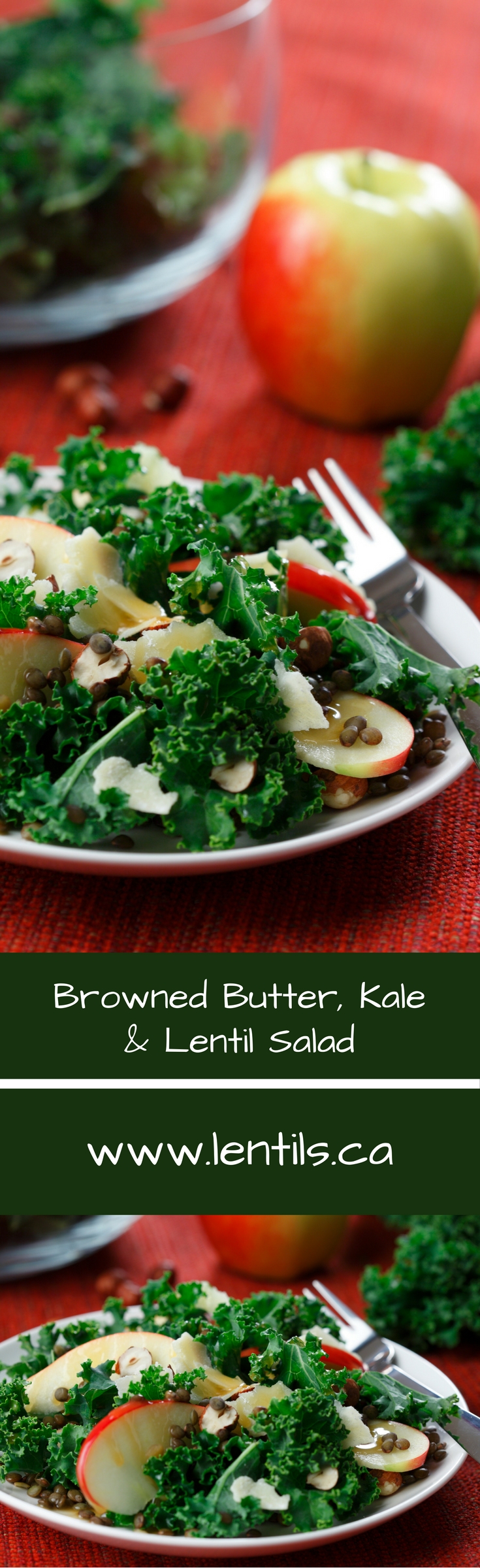 Browned Butter, Kale & Lentil Salad – Lentils.org