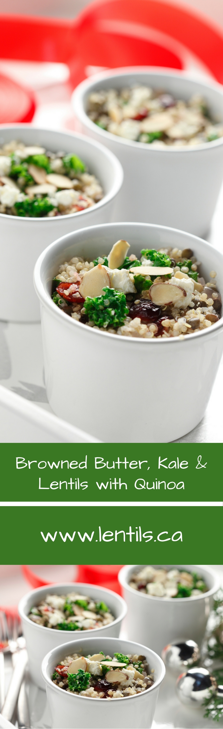 Browned Butter Kale & Lentils with Quinoa – Lentils.org