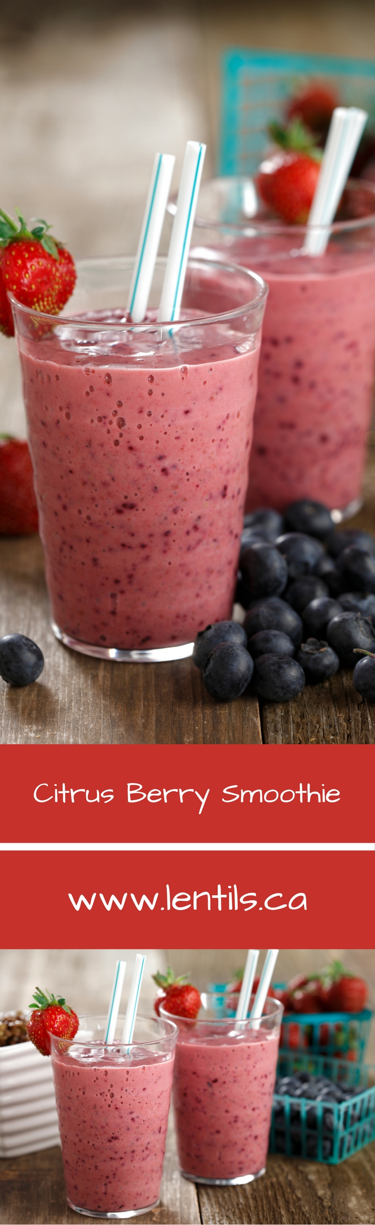 Citrus Berry Smoothie – Lentils.org