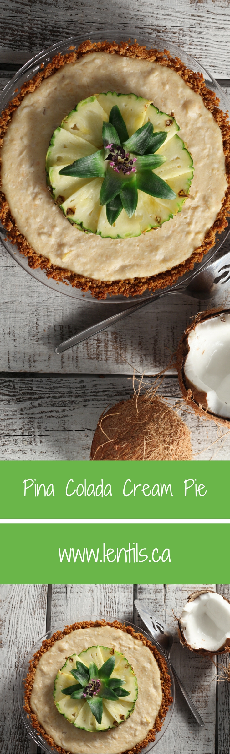 Pina Colada Cream Pie – Lentils.org
