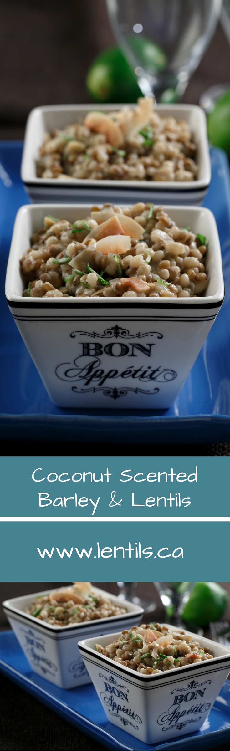 Coconut Scented Barley & Lentils with Lime – Lentils.org