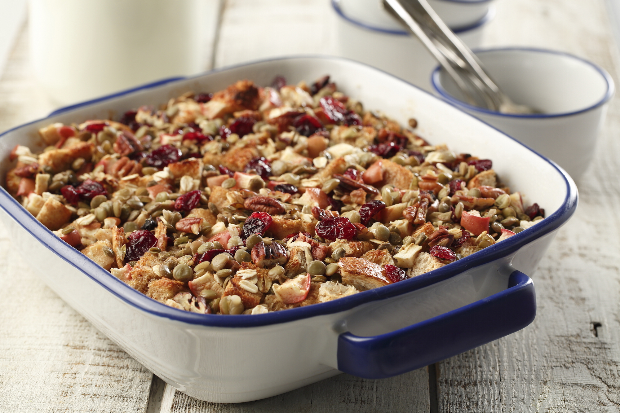 Muesli Lentil Breakfast Strata – Lentils.org