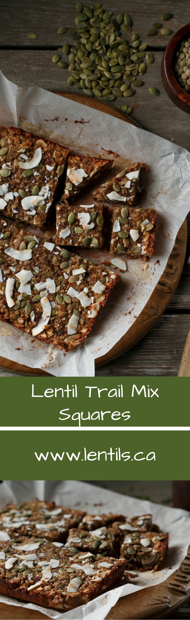 Lentil Trail Mix Squares – Lentils.org