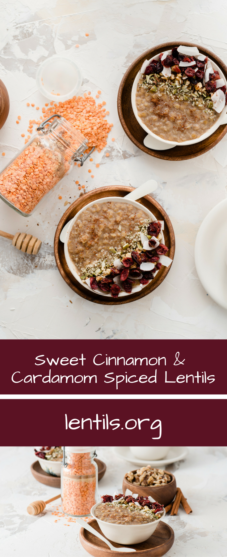 Sweet Cinnamon & Cardamom Spiced Lentils – Lentils.org