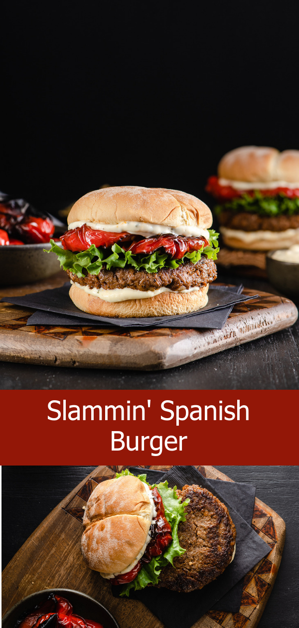Slammin’ Spanish Burger – Lentils.org