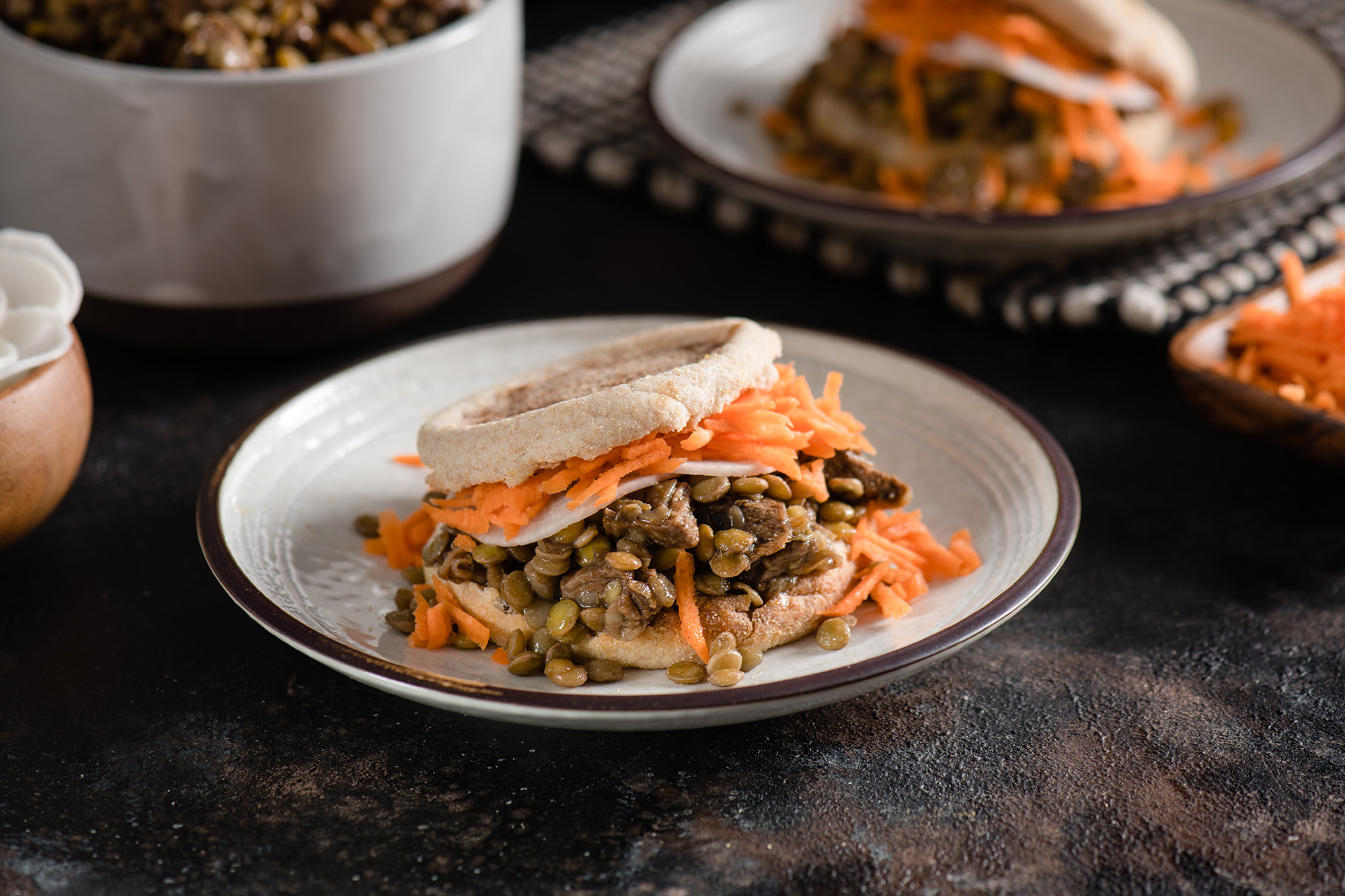 Lentil & Beef Rou jia mo (Chinese-Style Sloppy Joe) – Lentils.org