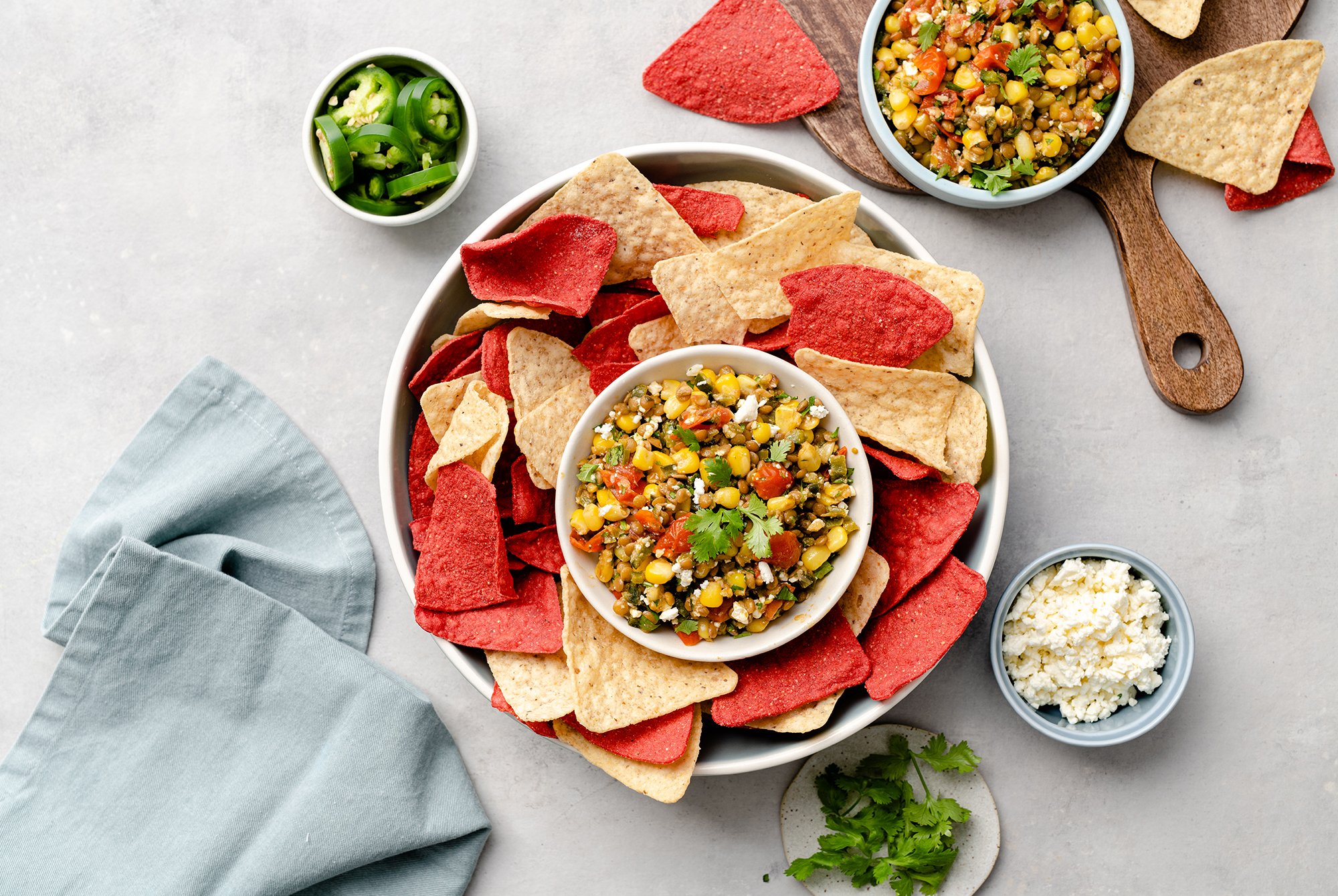 Corn-Poblano-Lentil Salsa – Lentils.org