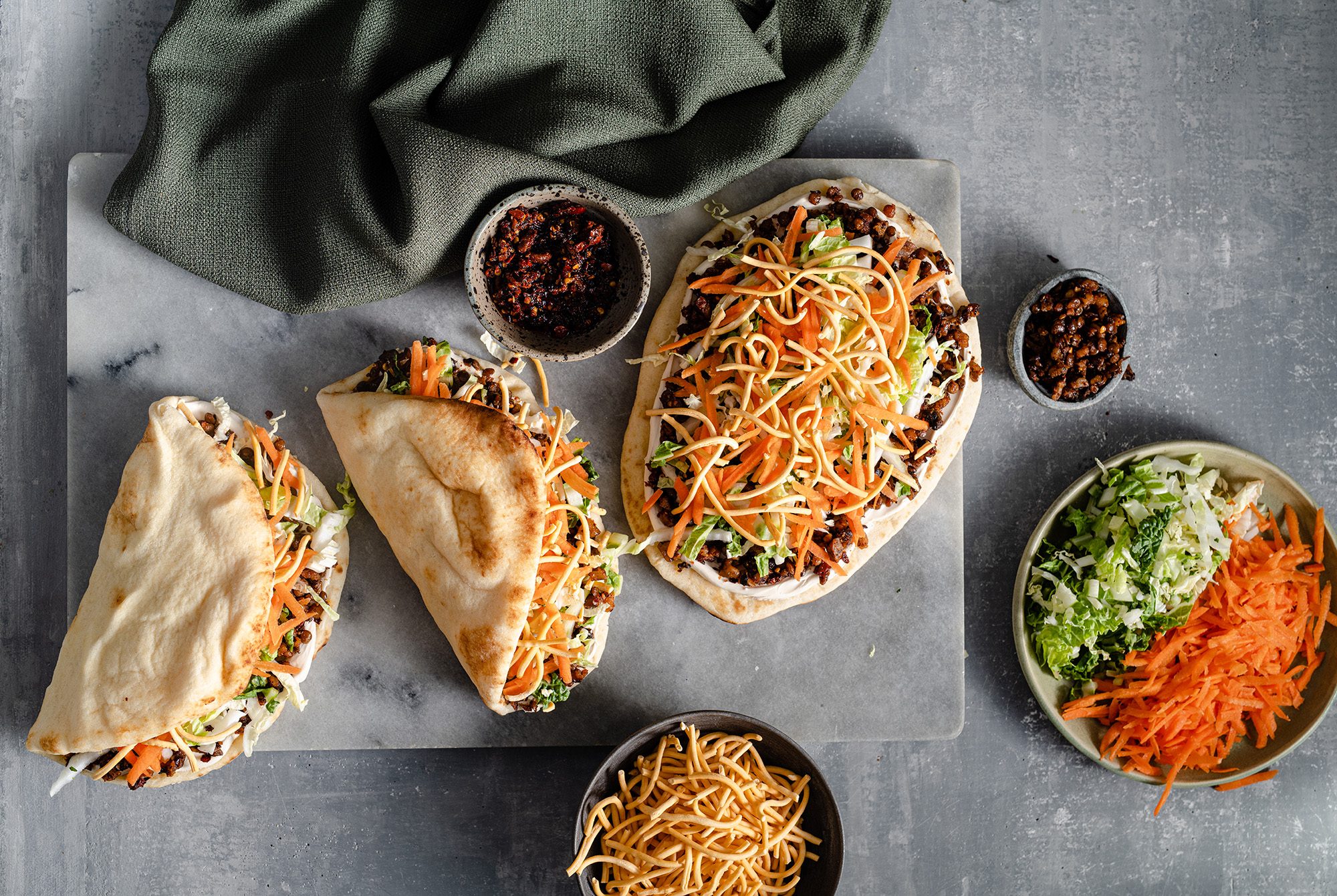 Asian-Inspired Piadini – Lentils.org