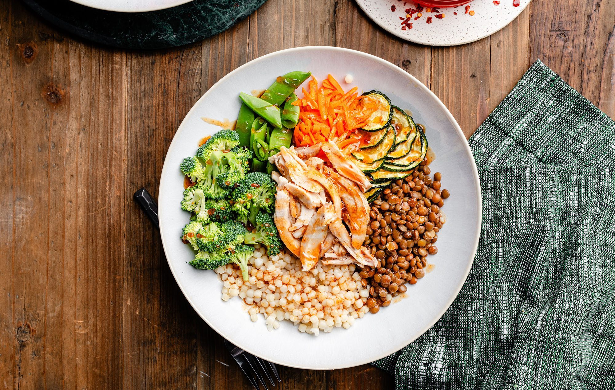 Hot Honey Chicken & Lentil Bowl – Lentils.org