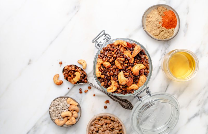 Savory Lentil Granola – Lentils.org