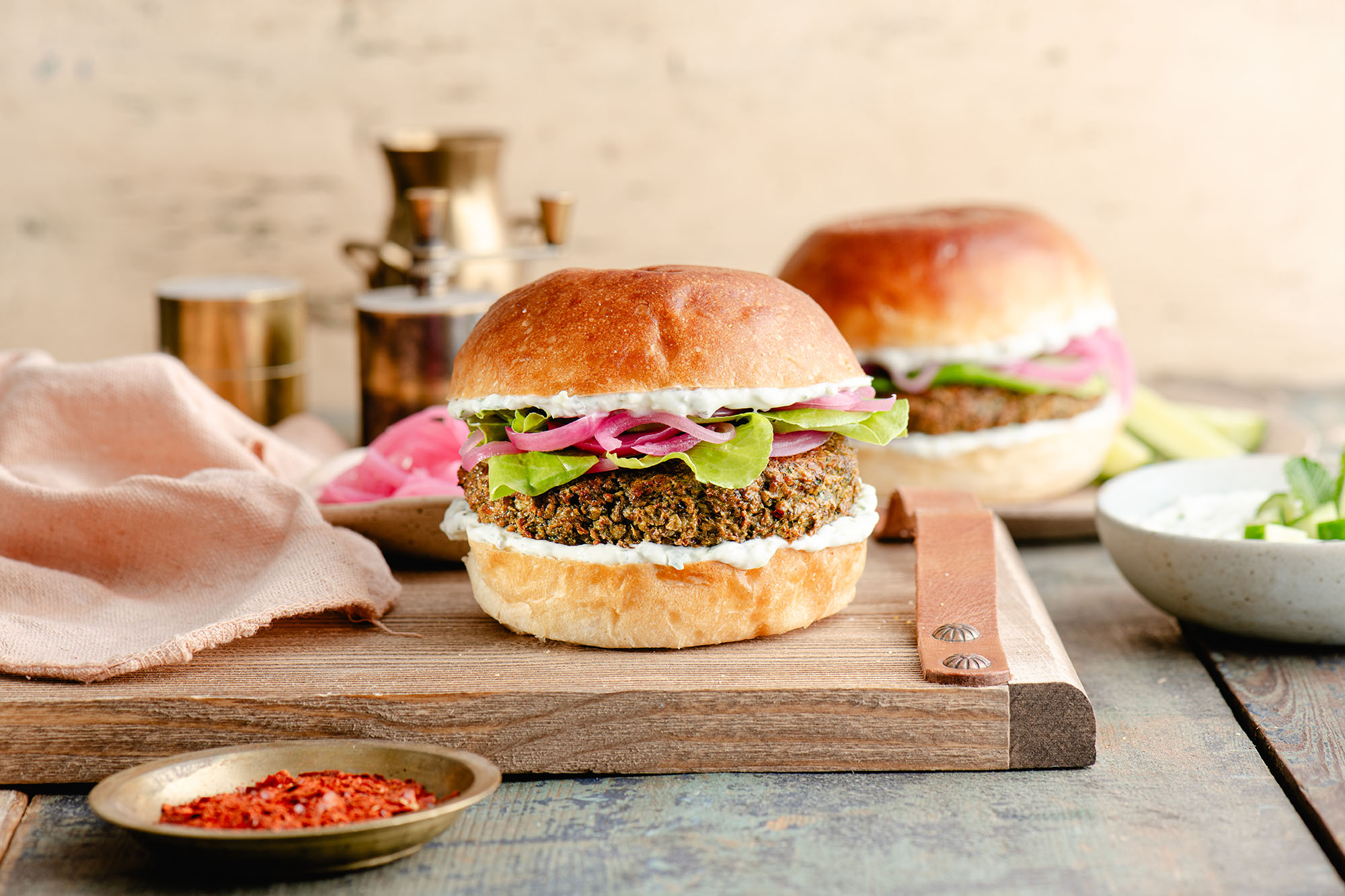 Lentil Falafel Burger – Lentils.org