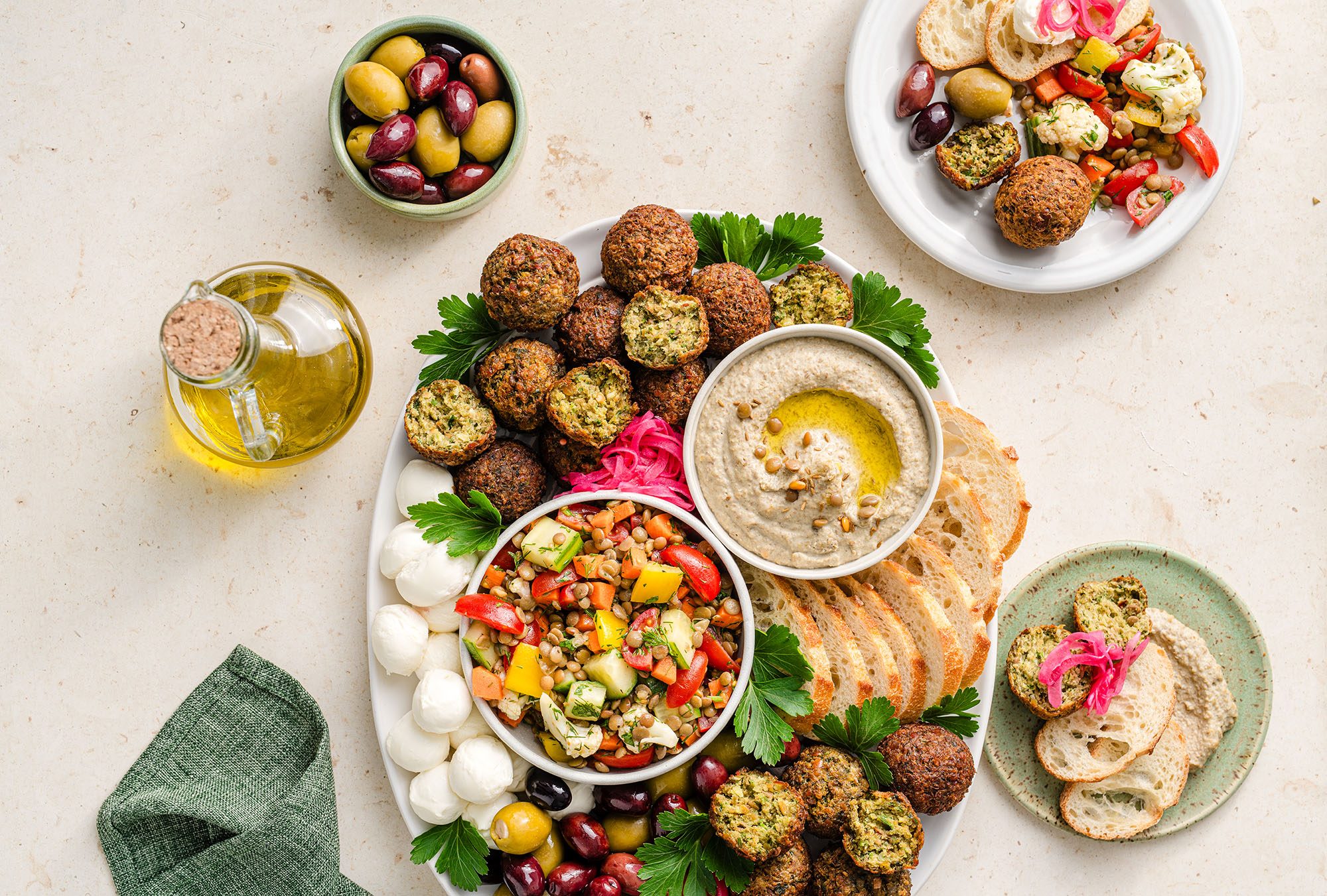 Mediterranean Mezze Plate – Lentils.org